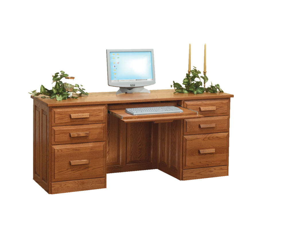 Traditional Computer Credenza | Stutzman's Amish Furniture
