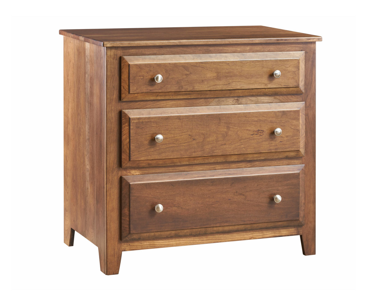Traditional 3 Drawer Chest | Stutzman's Amish Furniture