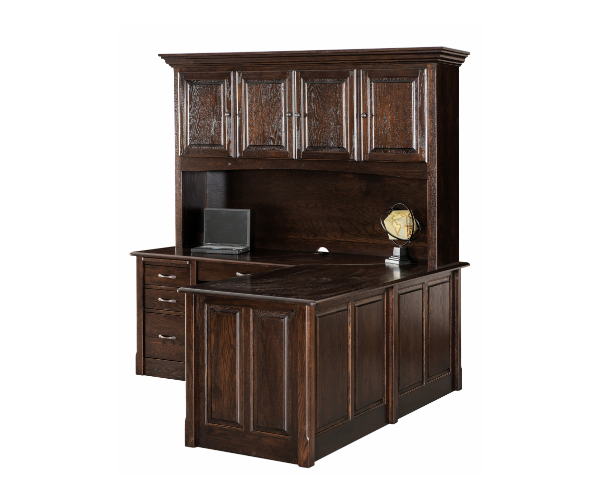 Victorian Hutch And L-Desk | Stutzman's Amish Furniture