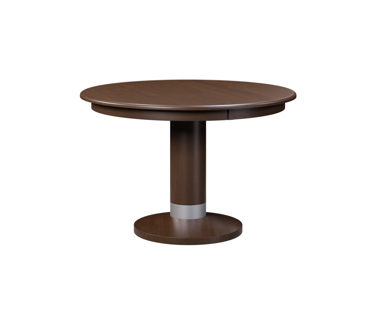 Alcoe Round Single Pedestal Table | Stutzman's Amish Furniture