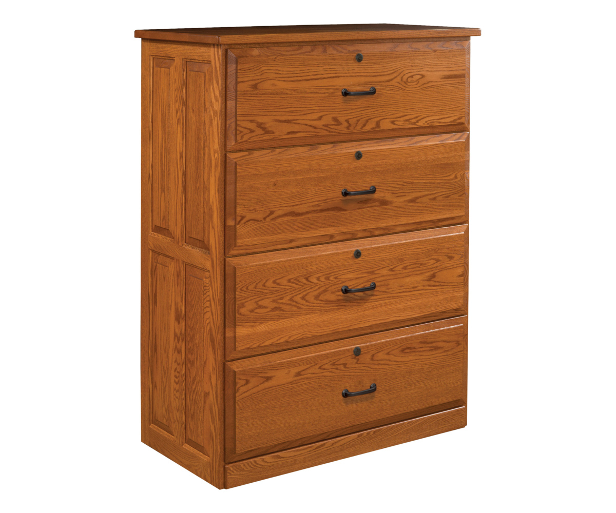 4 Drawer Lateral File | Stutzman's Amish Furniture
